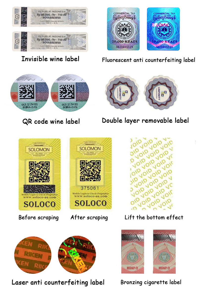Anti-counterfeit Scratch Off Serial Number Stickers – Shanghai Scien ...